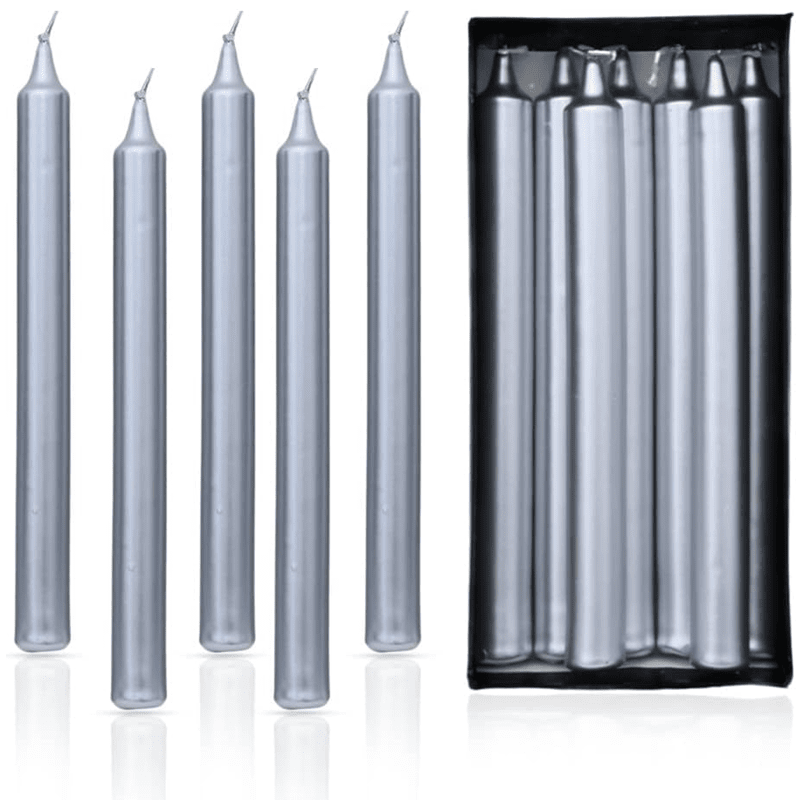 Unscented Straight Candles -10 Hours Long burning - Axiom Home